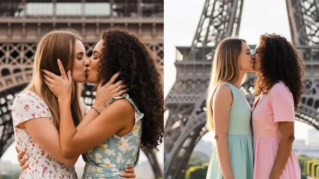 A Lesbian Love Story Beneath the Eiffel Tower Soft & Timeless Paris ...