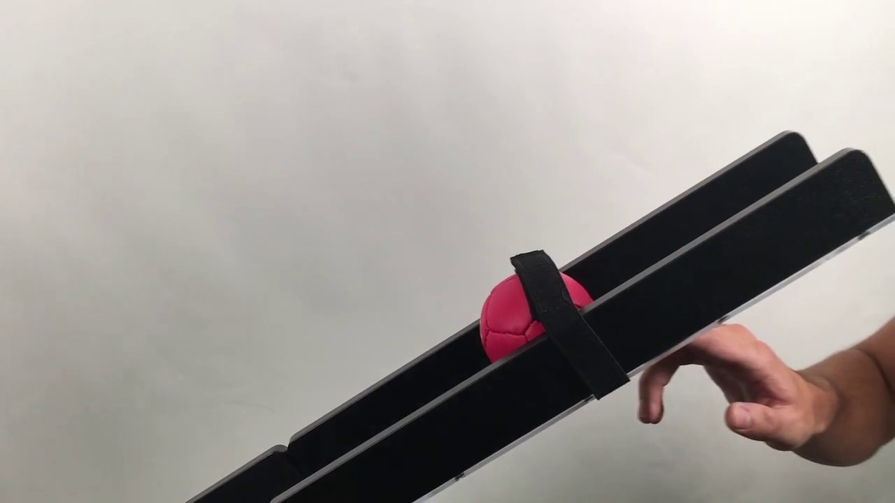 BOSS Boccia Ramp: Using Elastic Ball Holder - YouTube