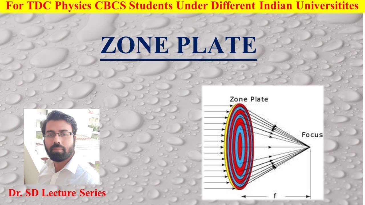 Zone Plate (Radius & Area) - YouTube