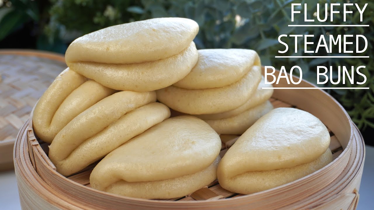 Steamed Bao Buns 🥯 Perfect Fluffy Bread | Easy No-Oven Bread - YouTube
