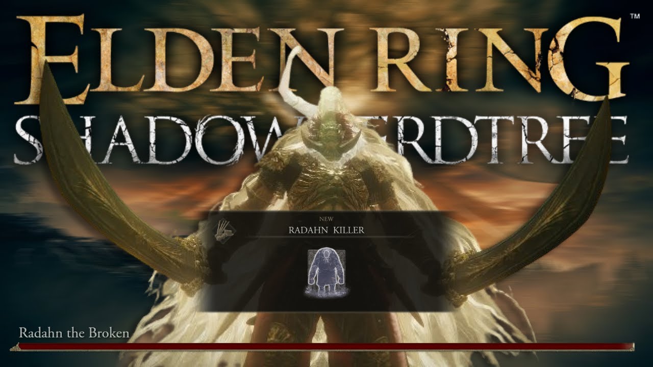 Elden ring Radahn fight got me crying - YouTube