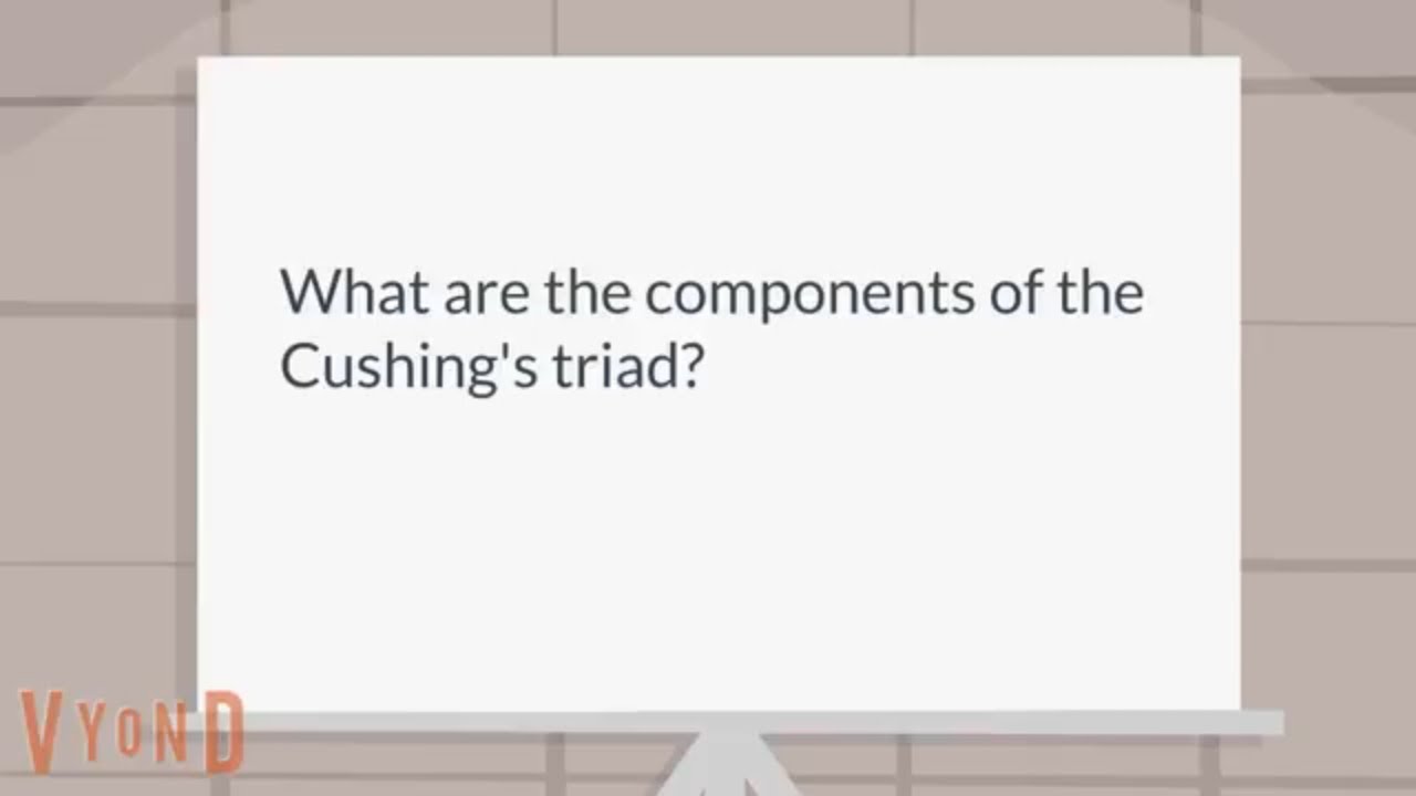What is the triad of the Cushing's triad? - YouTube
