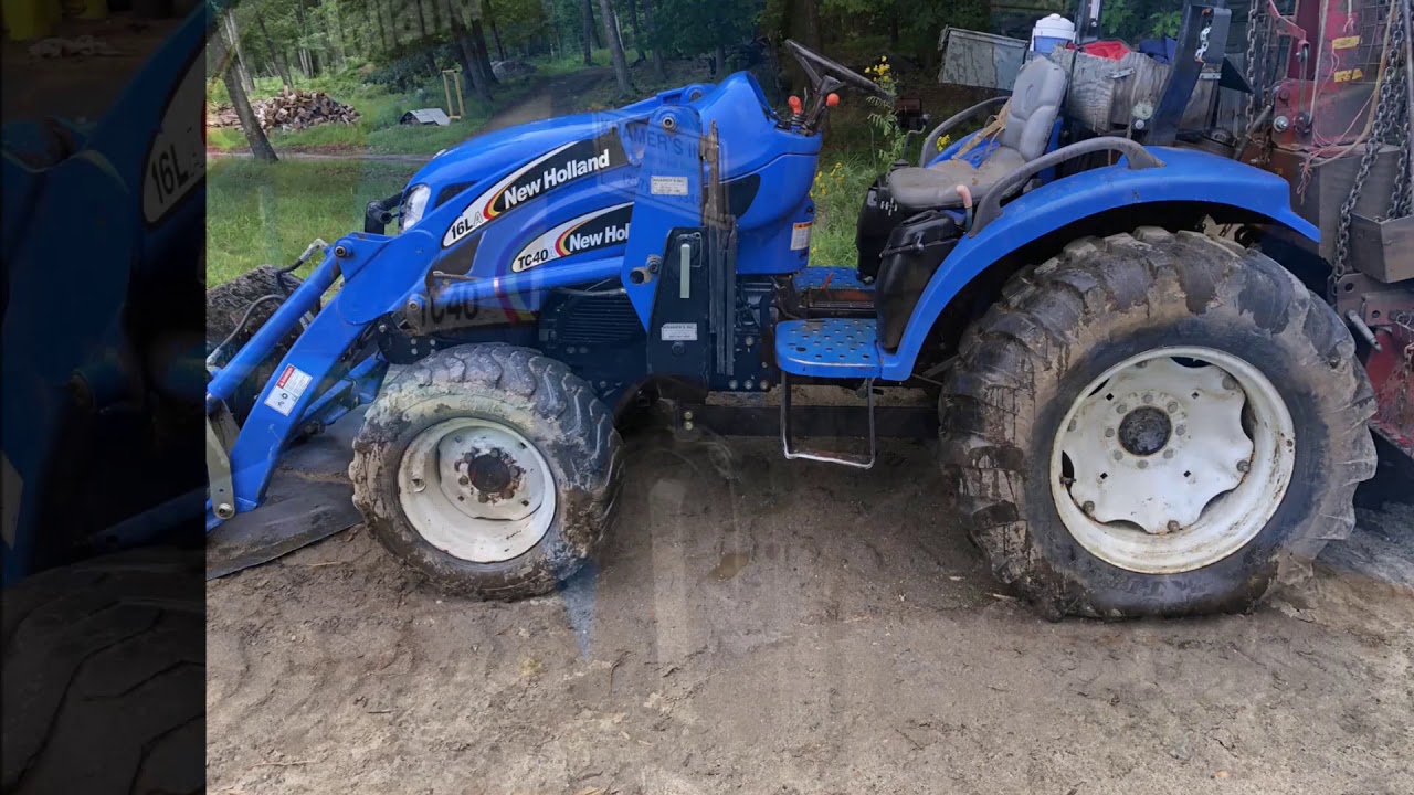 How to mount chain saw to tractor - YouTube