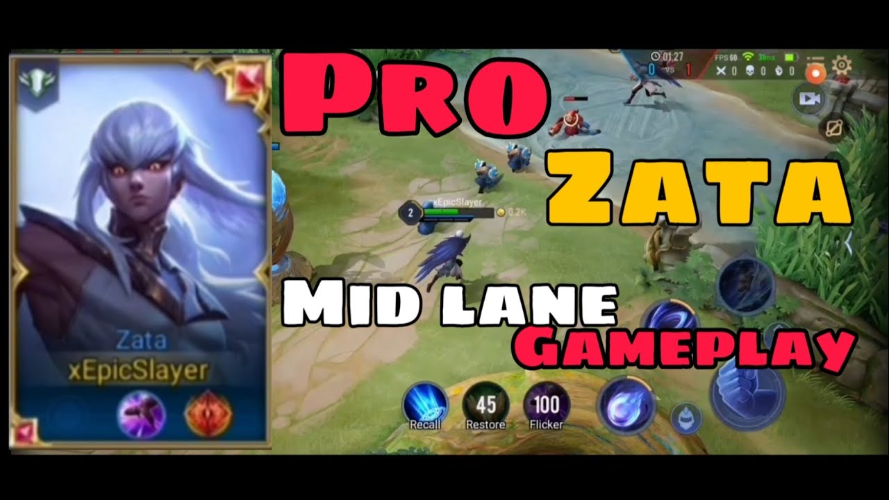 |AOV-ARENA OF VALOR - ZATA PRO MAGE GAMEPLAY by xEpicSlayer | SOUTH ...