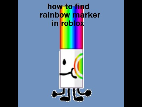 how to find rainbow marker in roblox - YouTube