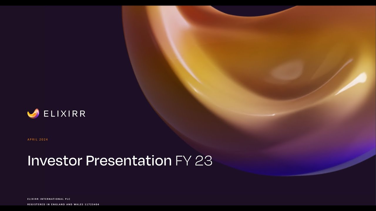 ELIXIRR INTERNATIONAL PLC - Investor Presentation - YouTube