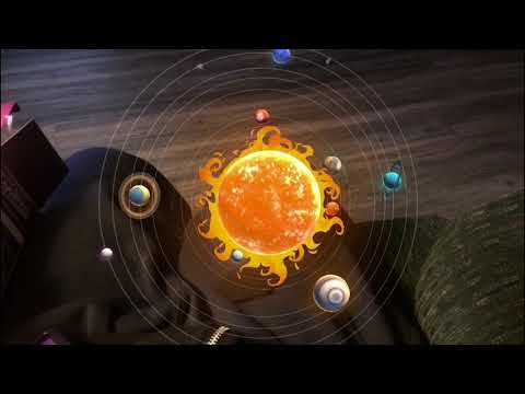 Merge cube as solar system - YouTube