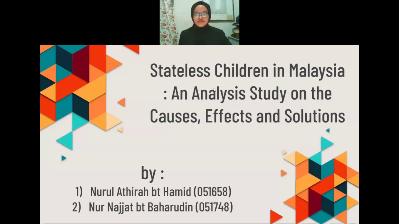 Stateless Children in Malaysia : An Analysis Study on the Causes ...