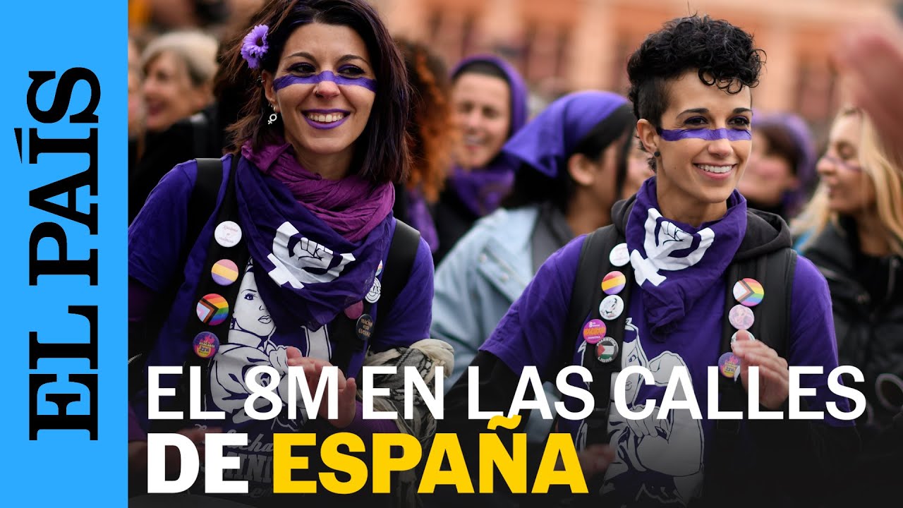 8M | Así han sido las manifestaciones del Día de la Mujer en las ...