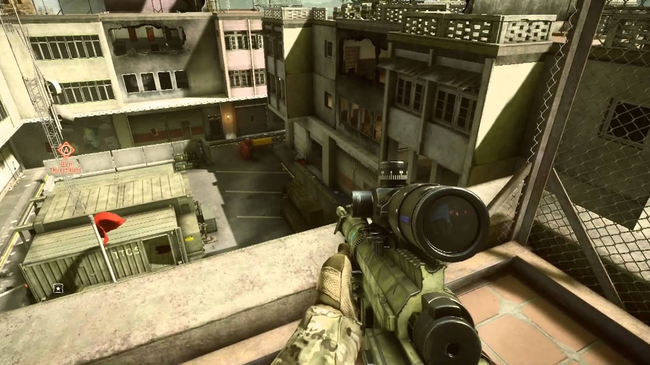 PS4 BF4: Pearl Market Sniper/Rooftop Camper - YouTube