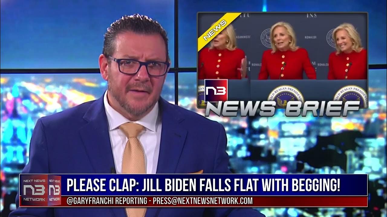 PLEASE CLAP: Jill Biden Falls Flat with Begging! - YouTube