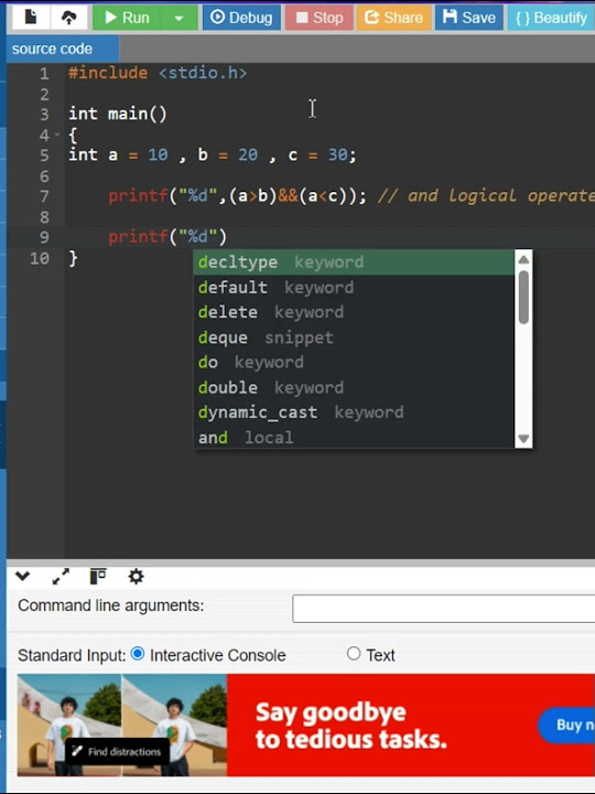 Using of Logical Operators in turbo C++/ C Programing /BCA 1 semester #coding #programming - YouTube