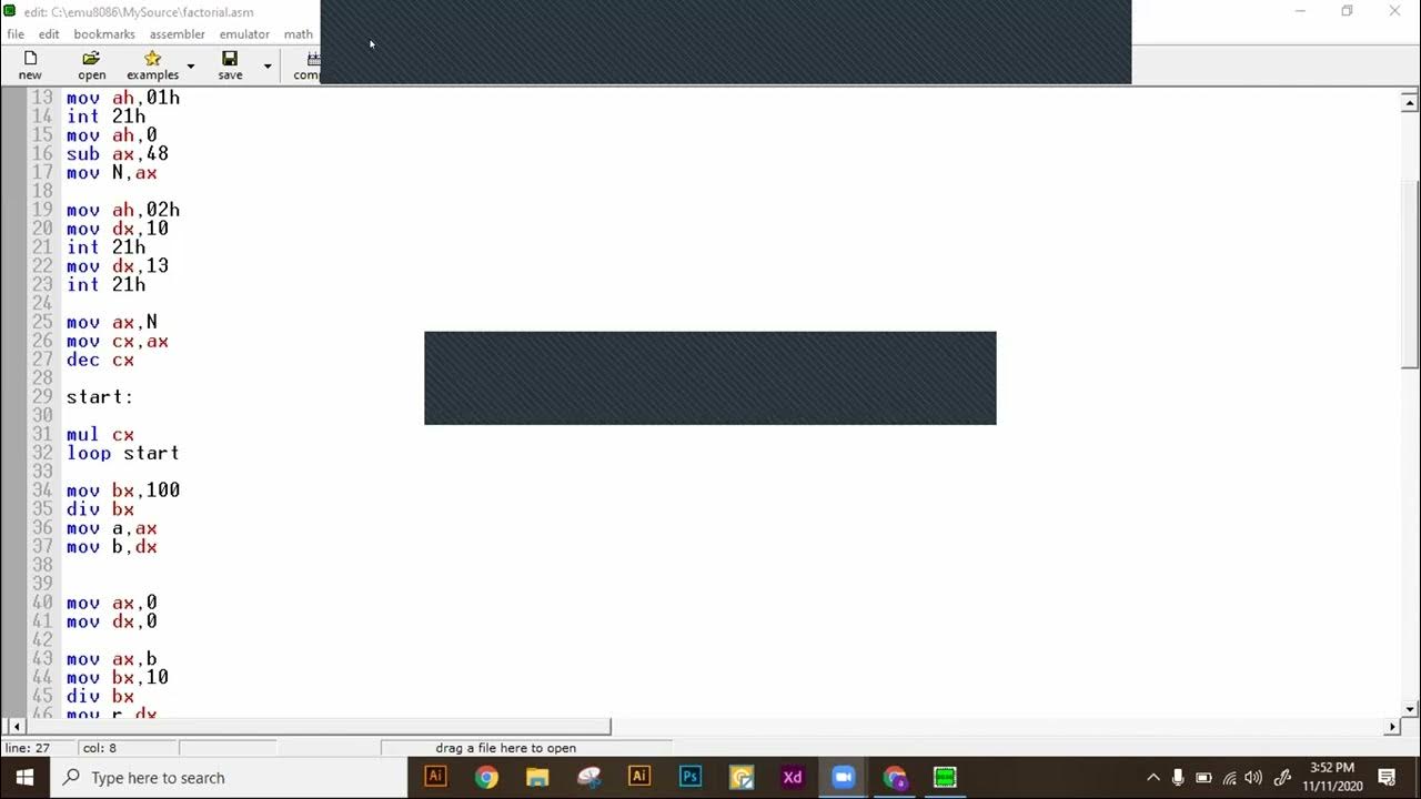 Assembly Language (emu8086) | Lecture - 06 - YouTube