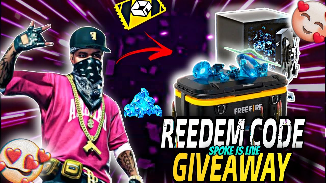 Free Fire Live Custom Room Giveaway | Reedem Code Giveaway - YouTube