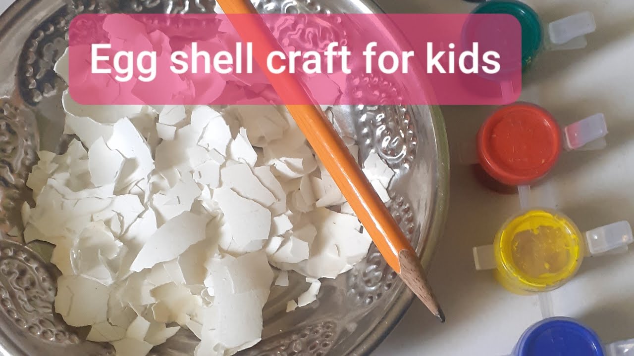 Egg shell craft for kids/craft from waste materials/easy craft for kids ...