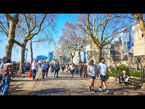 London’s Most Iconic & Historic Walking Tour | London Spring Weather 2026 | 4K HDR
