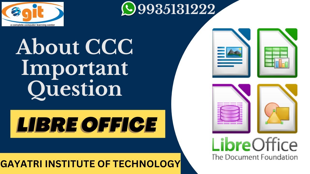 About CCC Important Question | GIT Education - YouTube