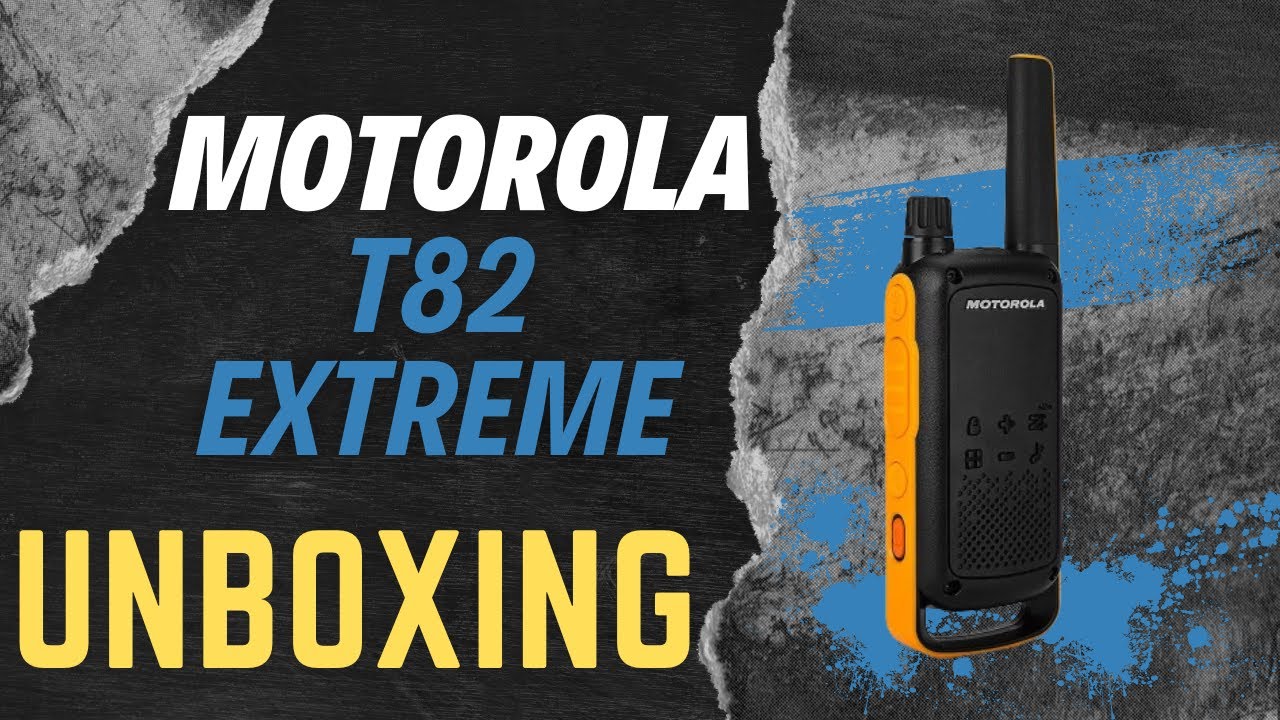 Motorola Talkabout T82 Extreme walkie talkie UNBOXING - Anico Adóvevő ...