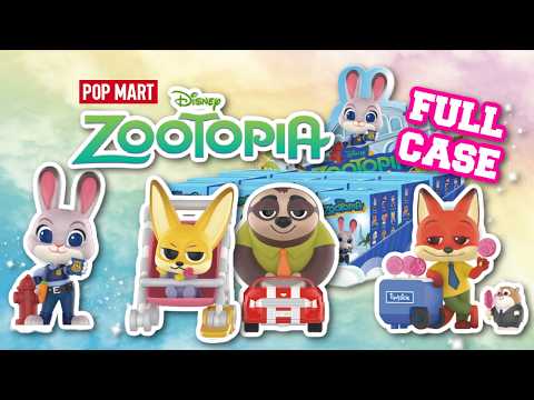 🌸 PopMart Zootopia Vinyl Figurine FULL CASE Unboxing! | Pixie Dust & Pastels ✨🐣