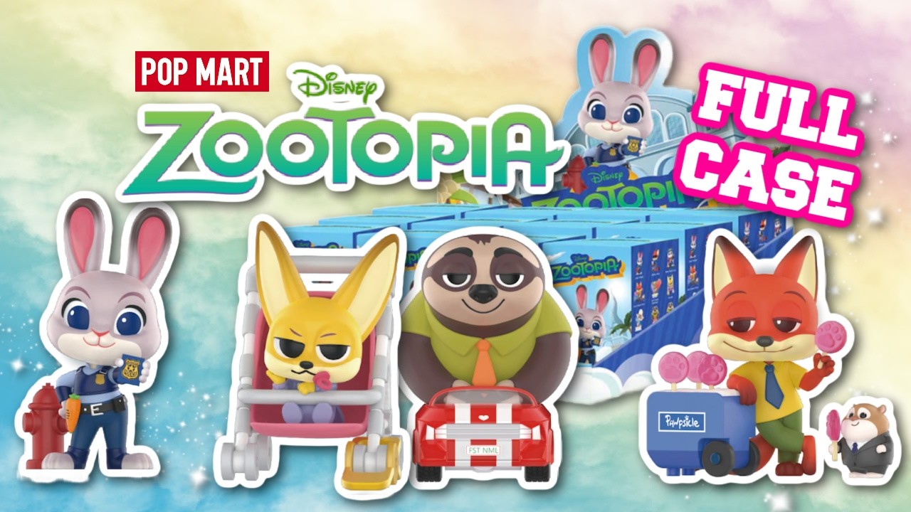 🌸 PopMart Zootopia Vinyl Figurine FULL CASE Unboxing! | Pixie Dust ...