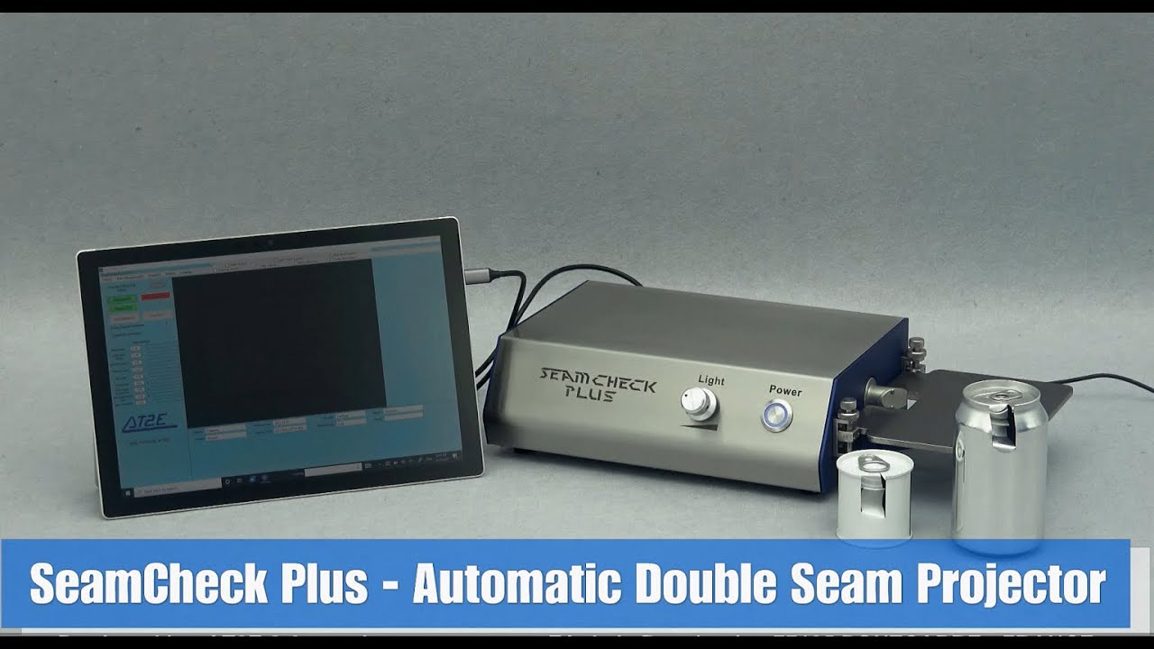 SeamCheck Plus Automatic Double Seam Projector - YouTube
