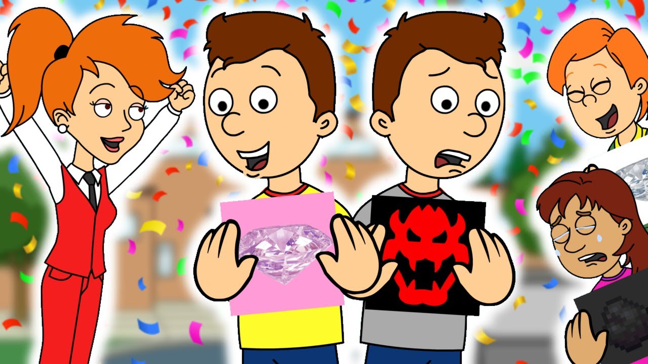 The ULTIMATE Behavior Chart Day / Caillou Gets The PINK DIAMOND Card ...