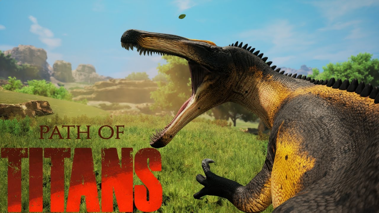 The Crocodile Mimic - Life Of A Suchomimus l Path Of Titans l - YouTube
