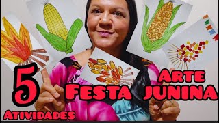 FESTA JUNINA: 5 ATIVIDADES DE ARTE. EDUCAÇÃO INFANTIL E... | Doovi