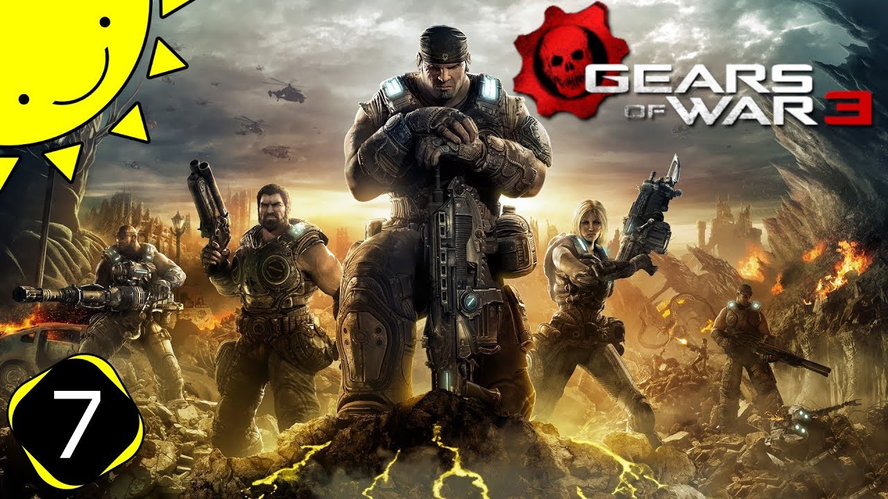 Let's Play Gears Of War 3 | Part 7 - The Defence Of Anvil Gate | Blind ...