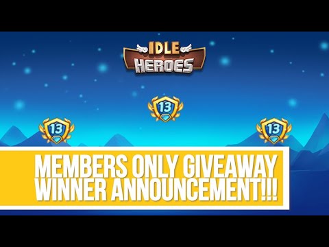 Members Only Giveaway WINNER Announcement!!! - YouTube