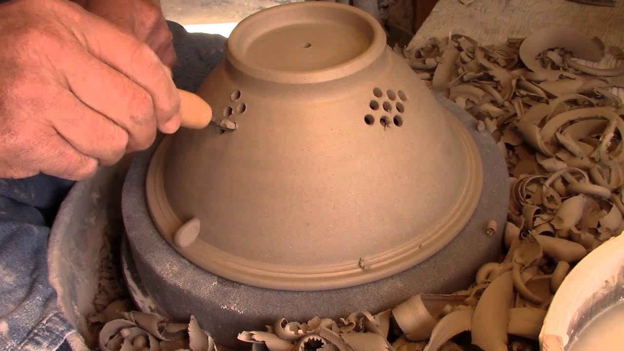 Pottery With Holes In Side