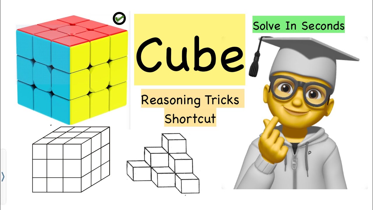 Cube Reasoning Tricks | Cube Test | Cubes Formulas | Maths By Harish ...