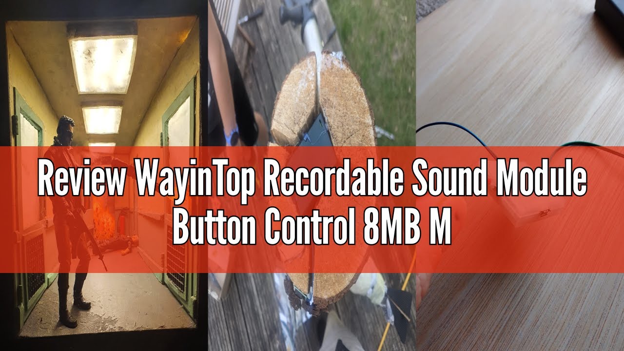 Review WayinTop Recordable Sound Module Button Control 8MB MP3 WAV ...