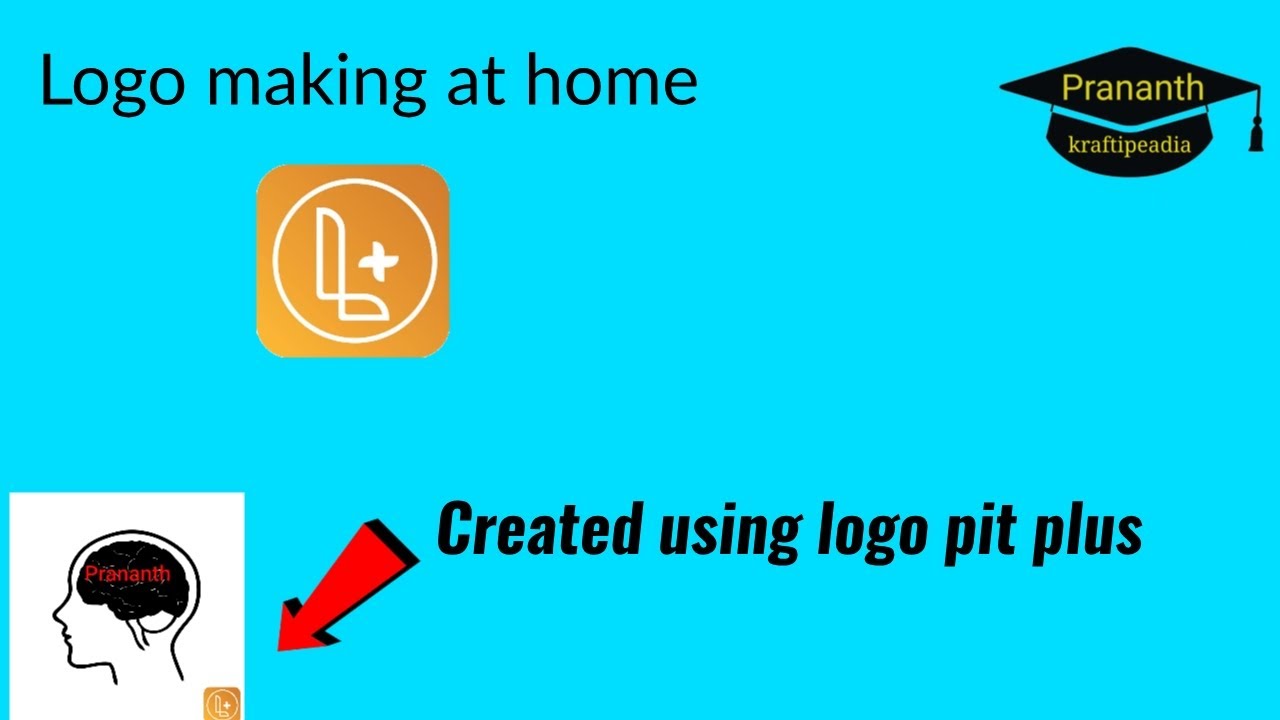 Logo making at home | Very easy | Logopit plus | Prananth kraftipedia ...