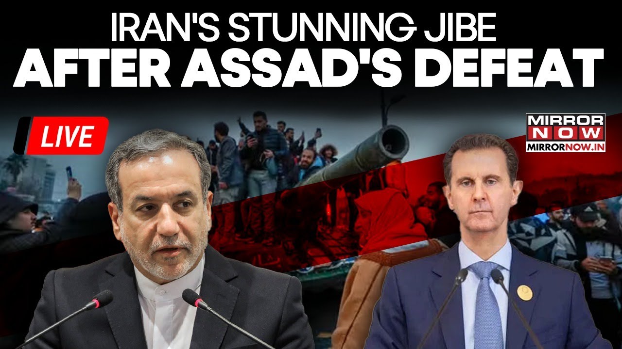 Syrian War Live | Iran's Shocking Remark On Syria After Assad Loses ...