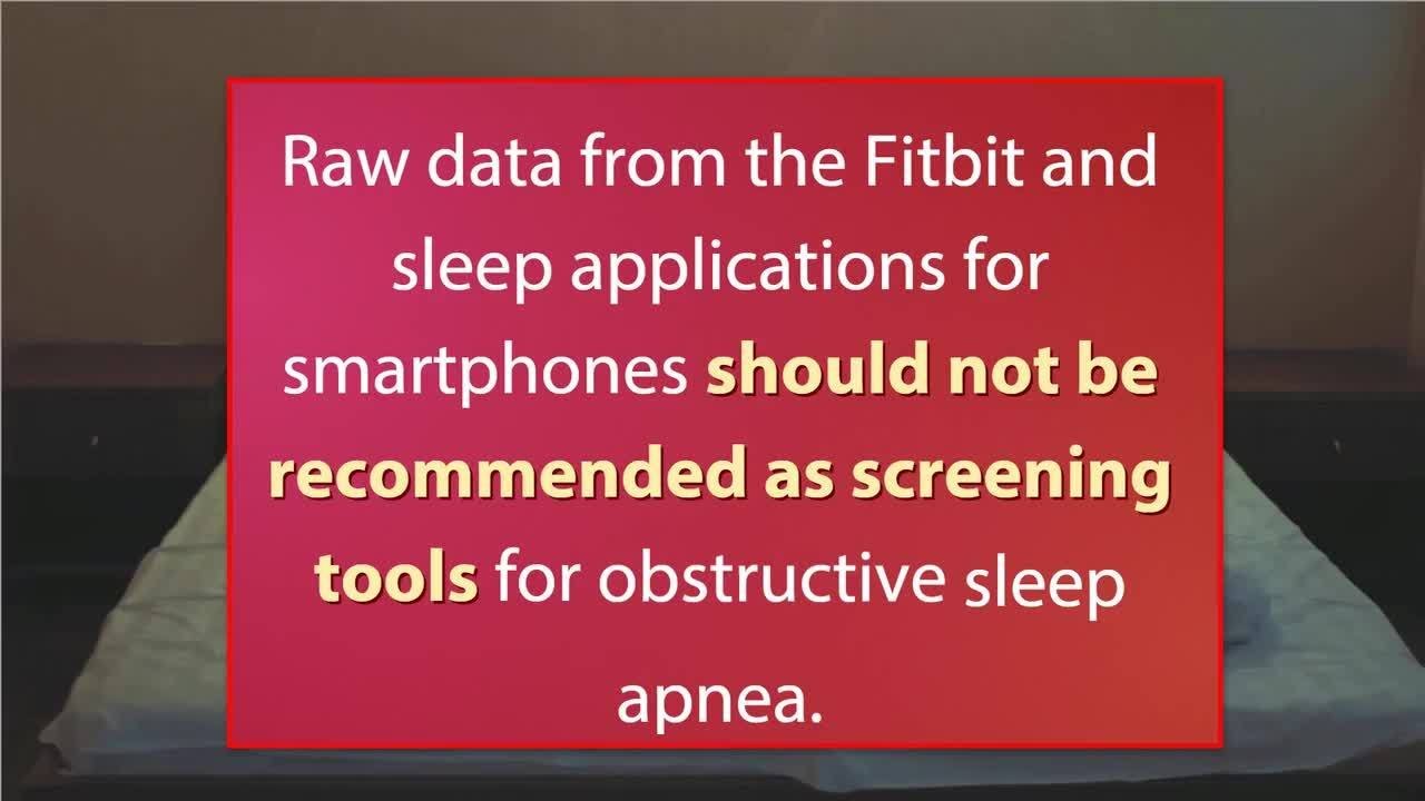 Polysomnography beats Fitbit, apps at diagnosing obstructive sleep ...