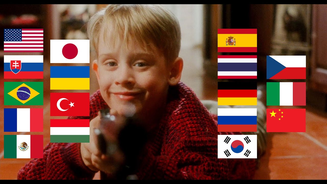 Home Alone "HELLO" in different languages - YouTube