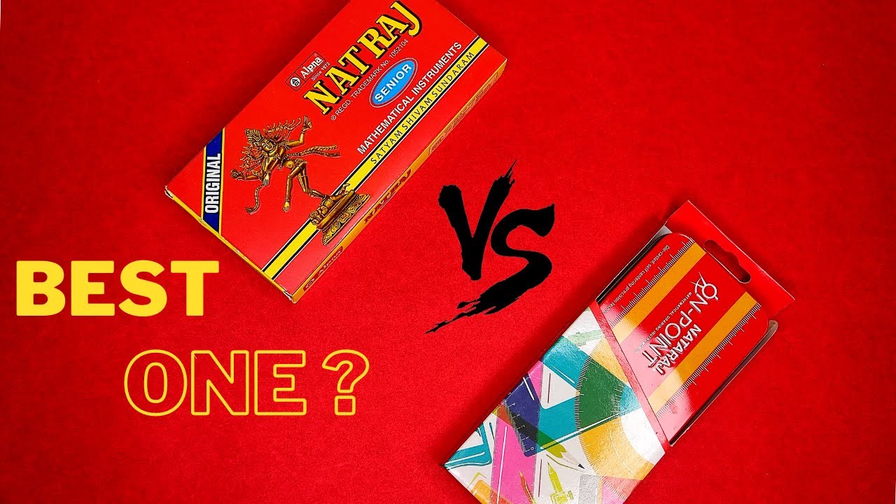 NATRAJ SENIOR Vs NATRAJ ON - POINT Geometry Box 😱 | Natraj Senior ...
