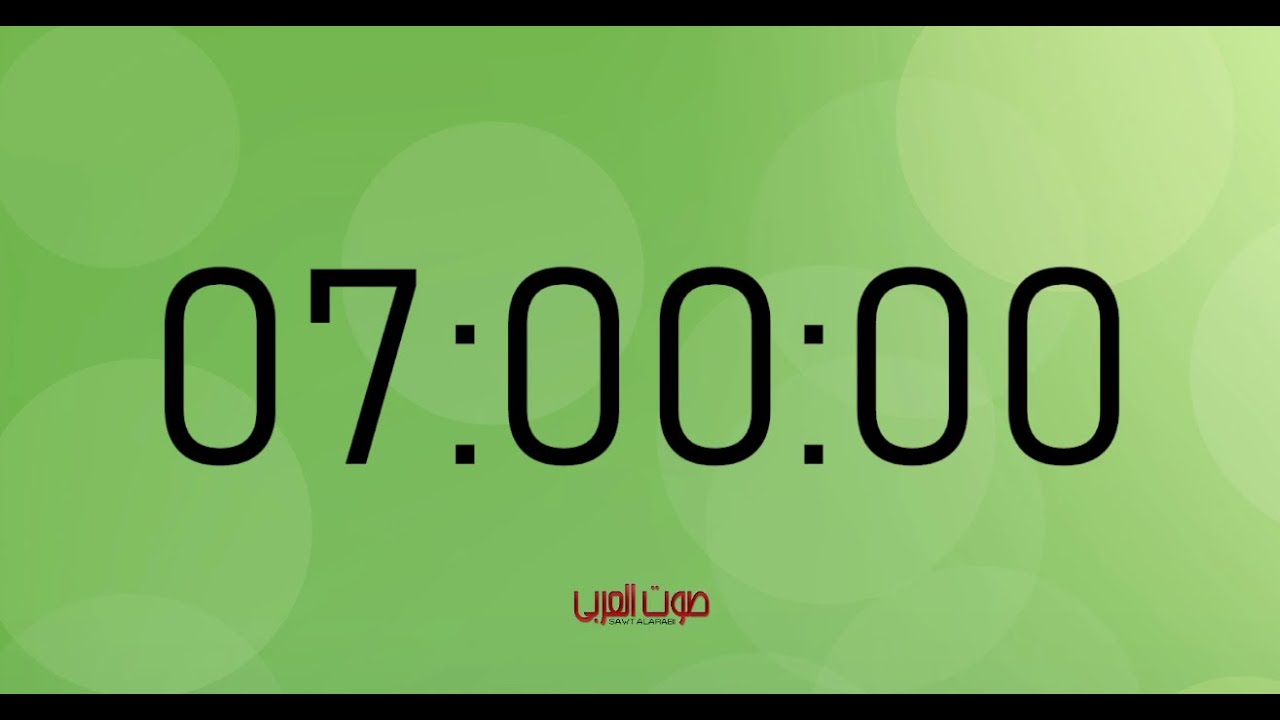 7 Hour - TIMER - COUNTDOWN - YouTube