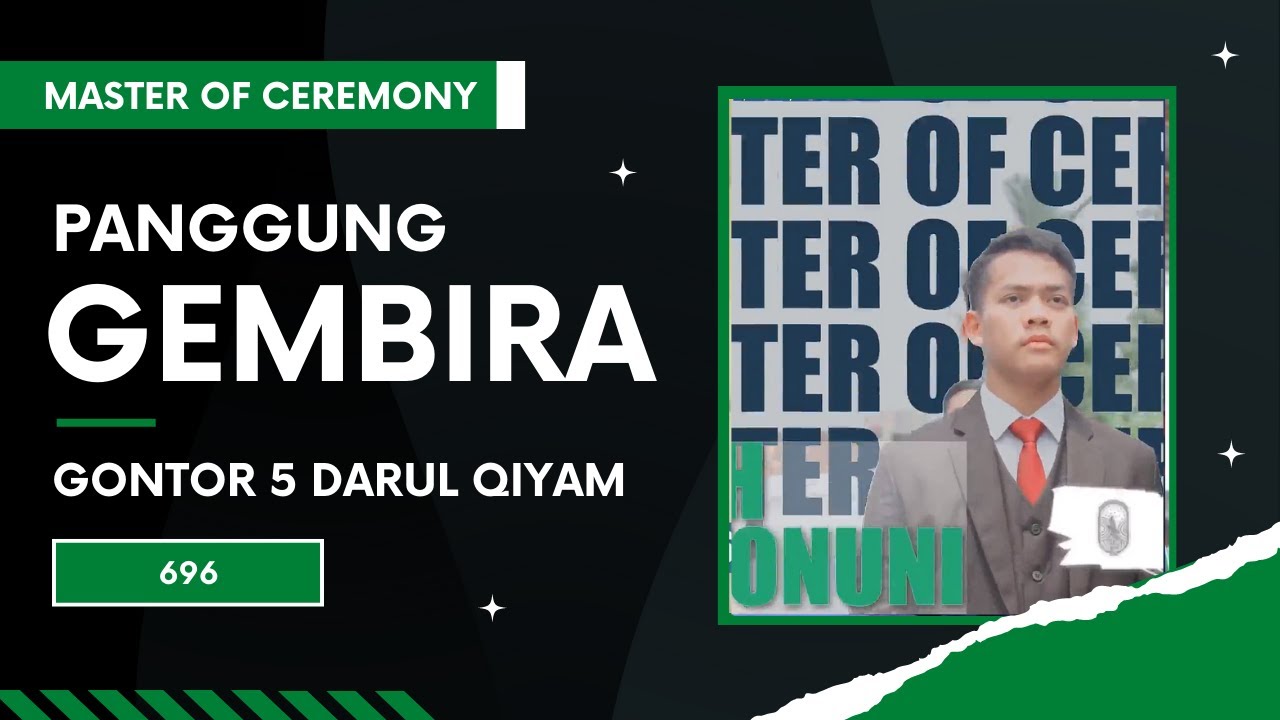 Master of Ceremony (MC) Panggung Gembira 696 Extraordinary Generation ...