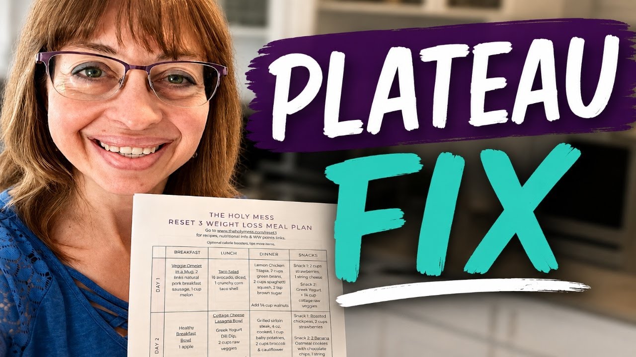 Stuck on a Plateau? Here's the Solution {NEW Reset 3 Meal Plan} - YouTube