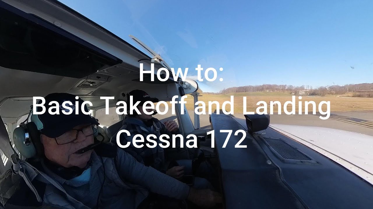 How to Take-off and Land a Cessna 172 - YouTube
