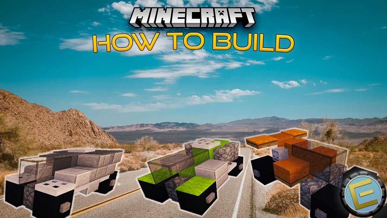 3x futuristic cars | Minecraft City tutorial - YouTube