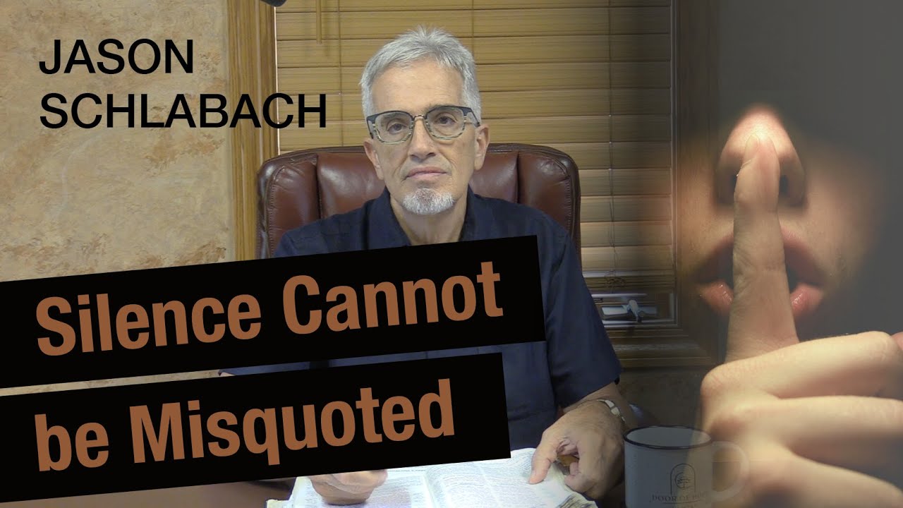 Silence Cannot be Misquoted | Jason Schlabach - YouTube