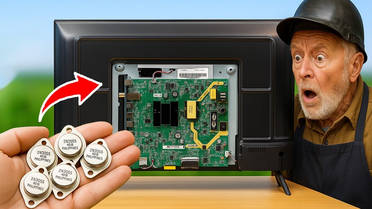Hidden power inside Old TVs! Try using 2N3055 transistor and old TV ...