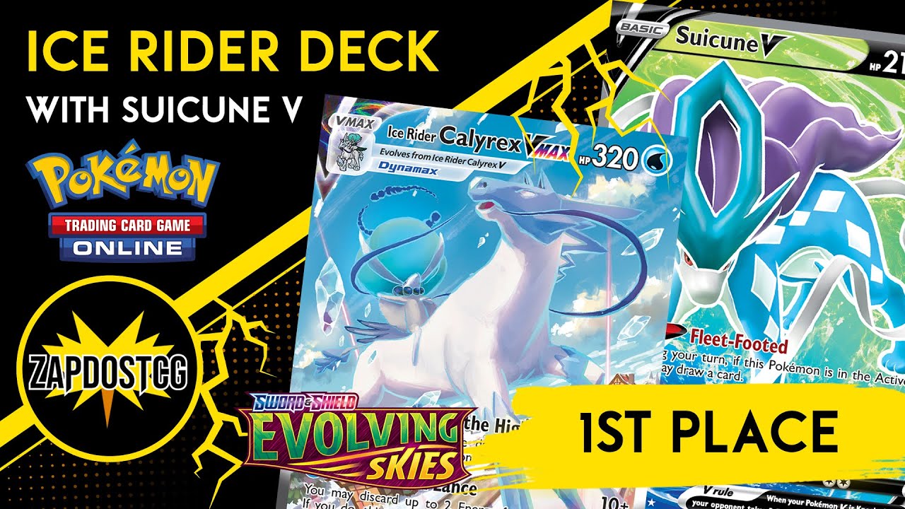 1st Place Ice Rider Calyrex VMAX Deck With Suicune V Is The New BDIF ...