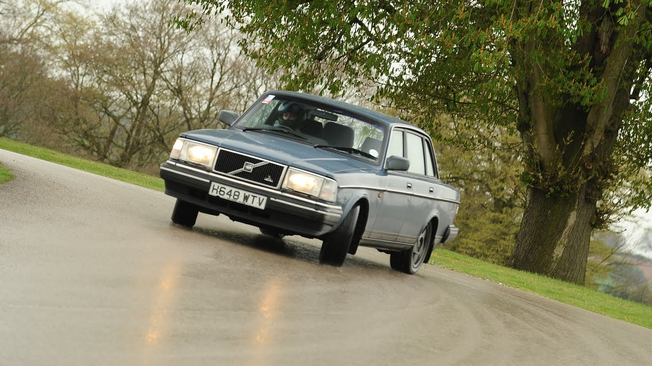 Volvo 240 Turbo Drifting at Oulton Park - YouTube