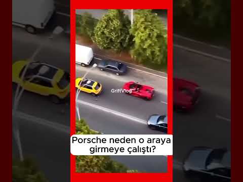 Cadde Ortasında Porsche Kazası! | Şerit Değiştirirken Olanlar Oldu 🚗💥