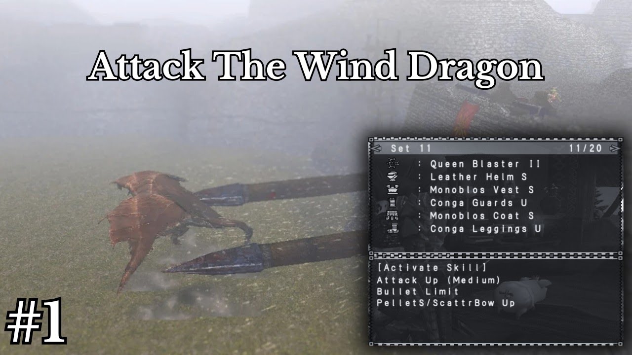 MHFU | "Elder Dragon Quest ★8" #1 Rusted Kushala Daora Scatter Bow ...