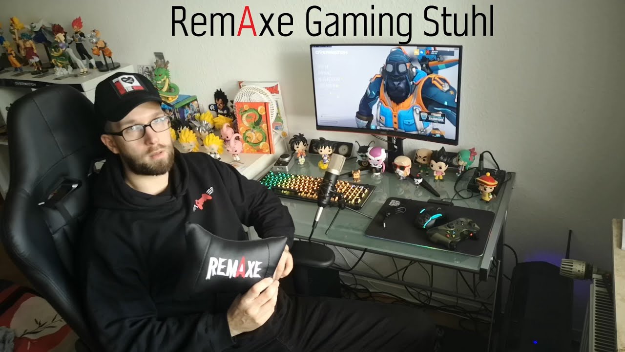 Remaxe Schwarz | Gaming Stuhl Produkttest - YouTube